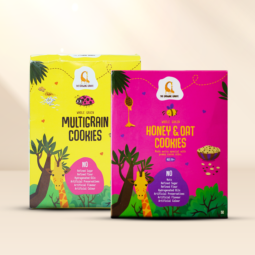 Multigrain Cookies + Honey & Oat Cookies (160 GMS Each) (Pack of 1 ...